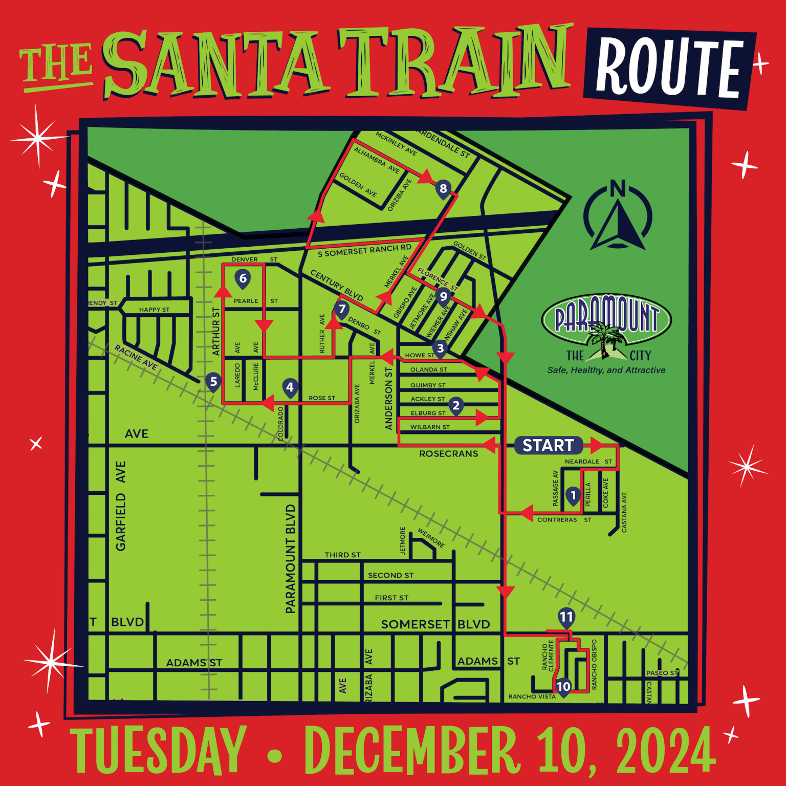 Santa Train - City of Paramount
