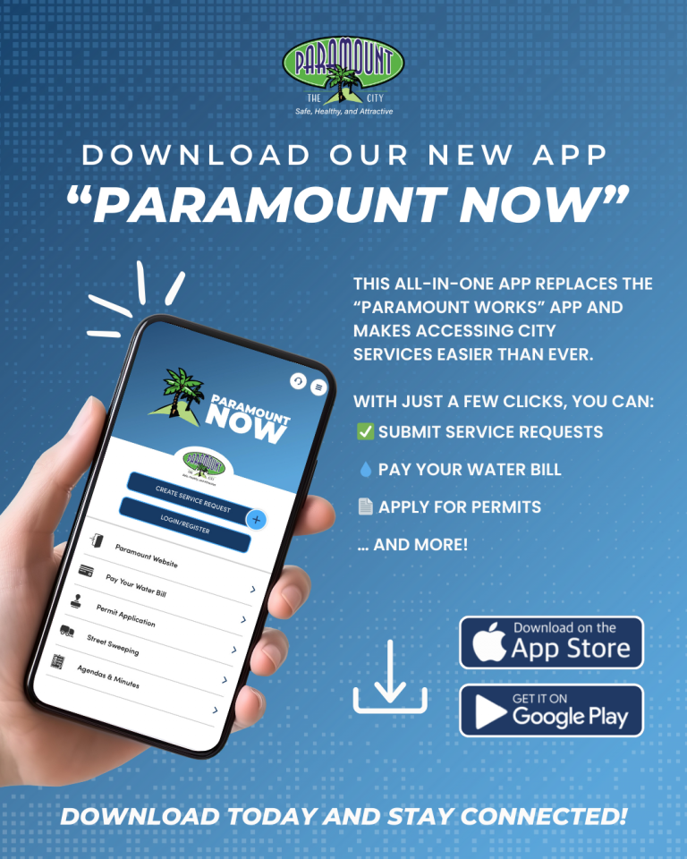 Event/Program Flyers - City of Paramount