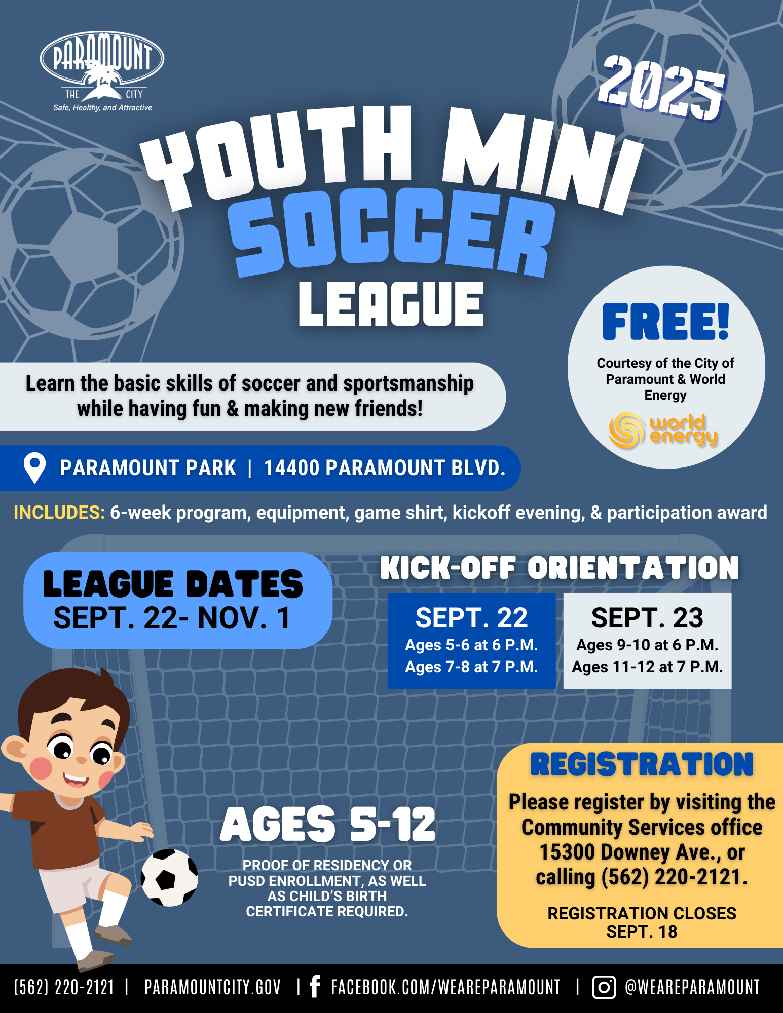 Youth Sports - City of Paramount