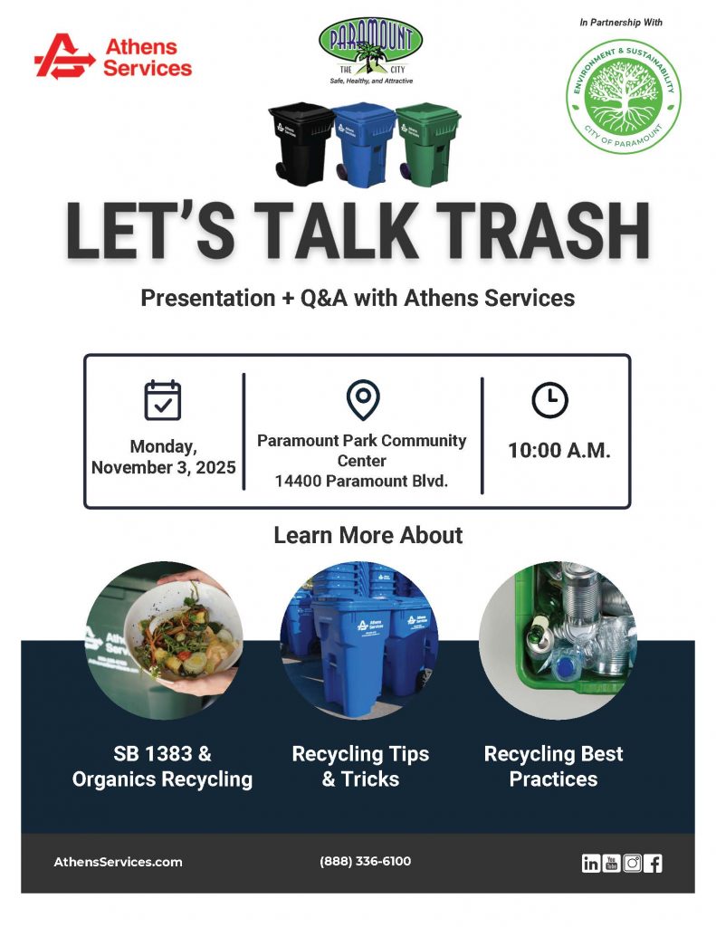 Let's Talk Trash - City of Paramount