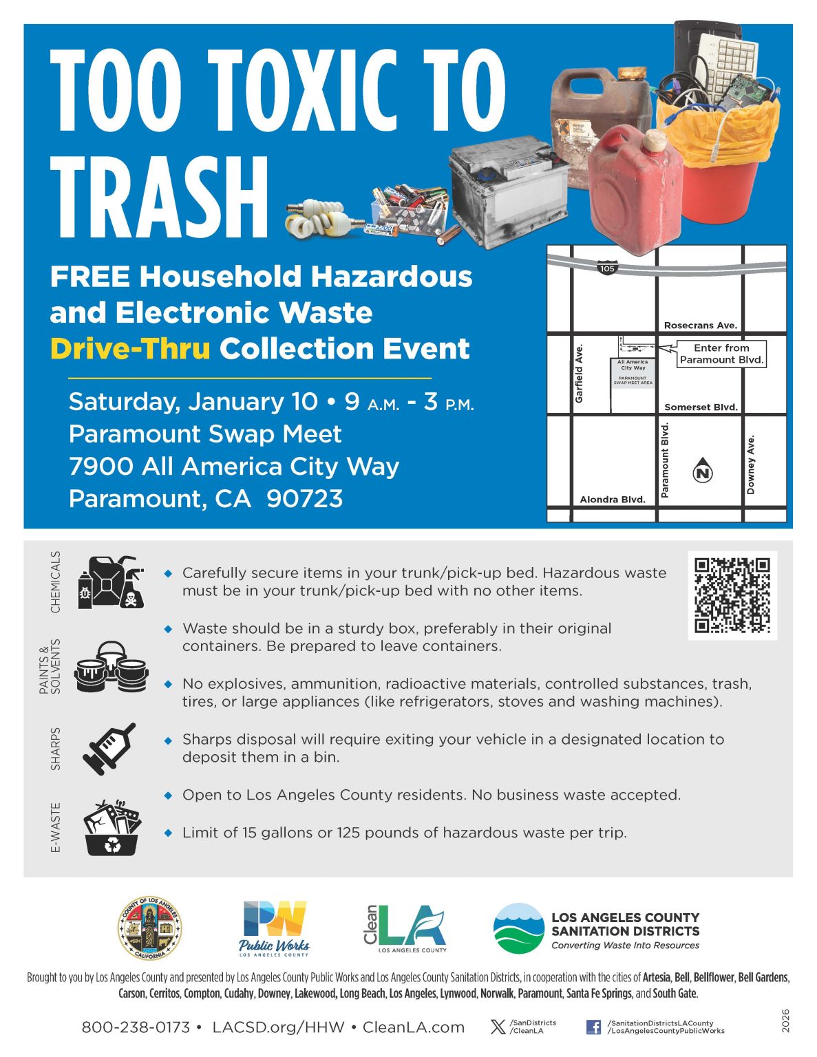 Household Hazardous Waste Disposal Event - City of Paramount